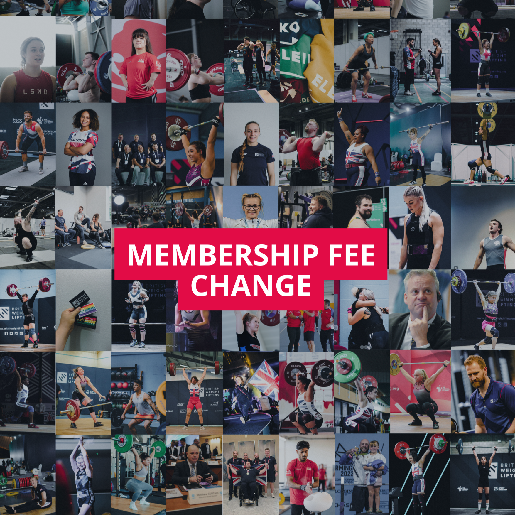 Membership Fee Changes - British Weight Lifting