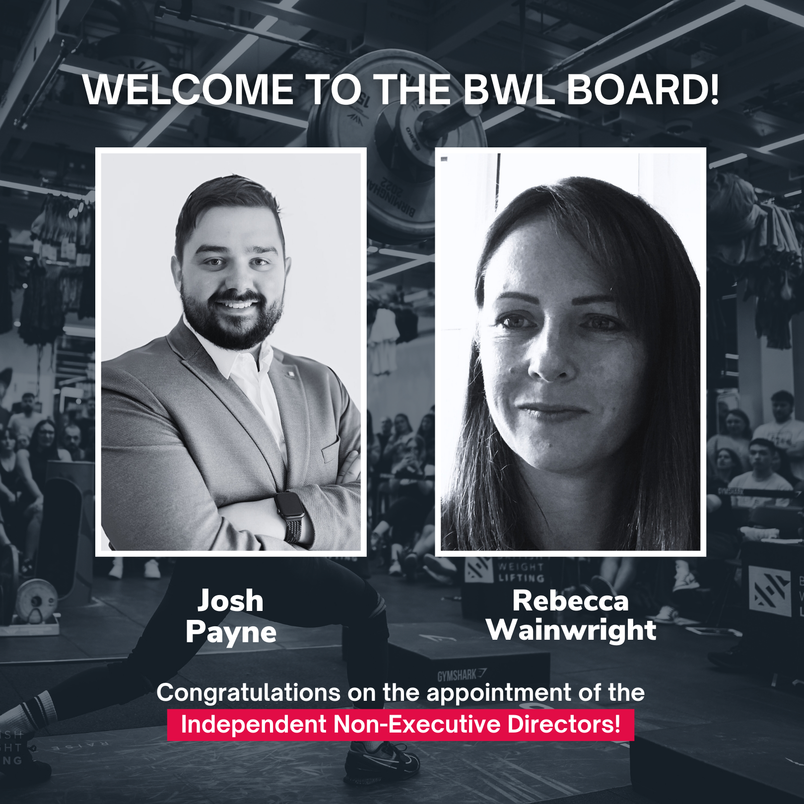 BWL Announces Two New Independent Board Members - British Weight Lifting