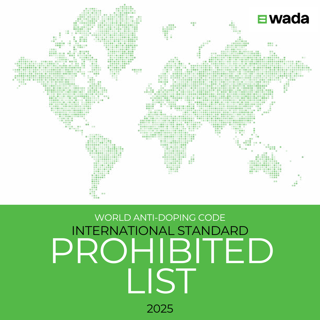 WADA - 2025 Prohibited List - British Weight Lifting